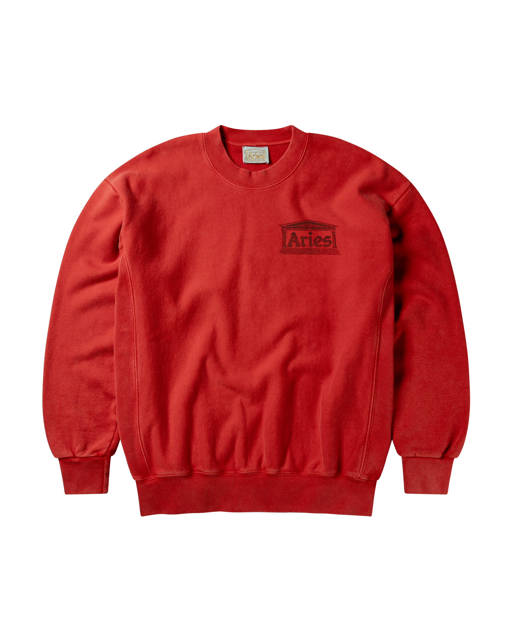 Premium Aged Temple Sweatshirt Red – Aries